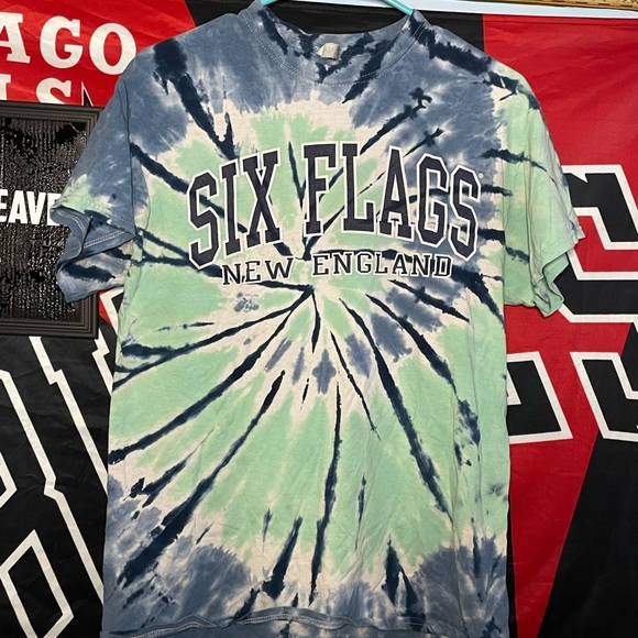 Vintage | Shirts | Six Flags Tye Dye Shirt | Poshmark